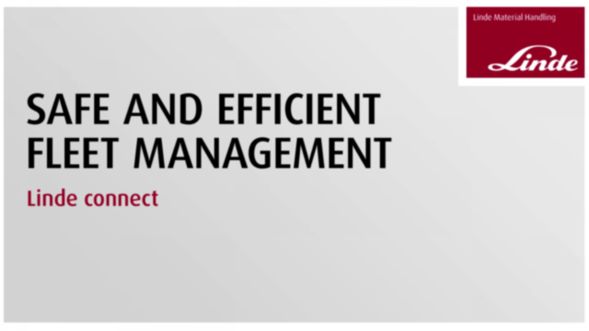 Linde Material Handling